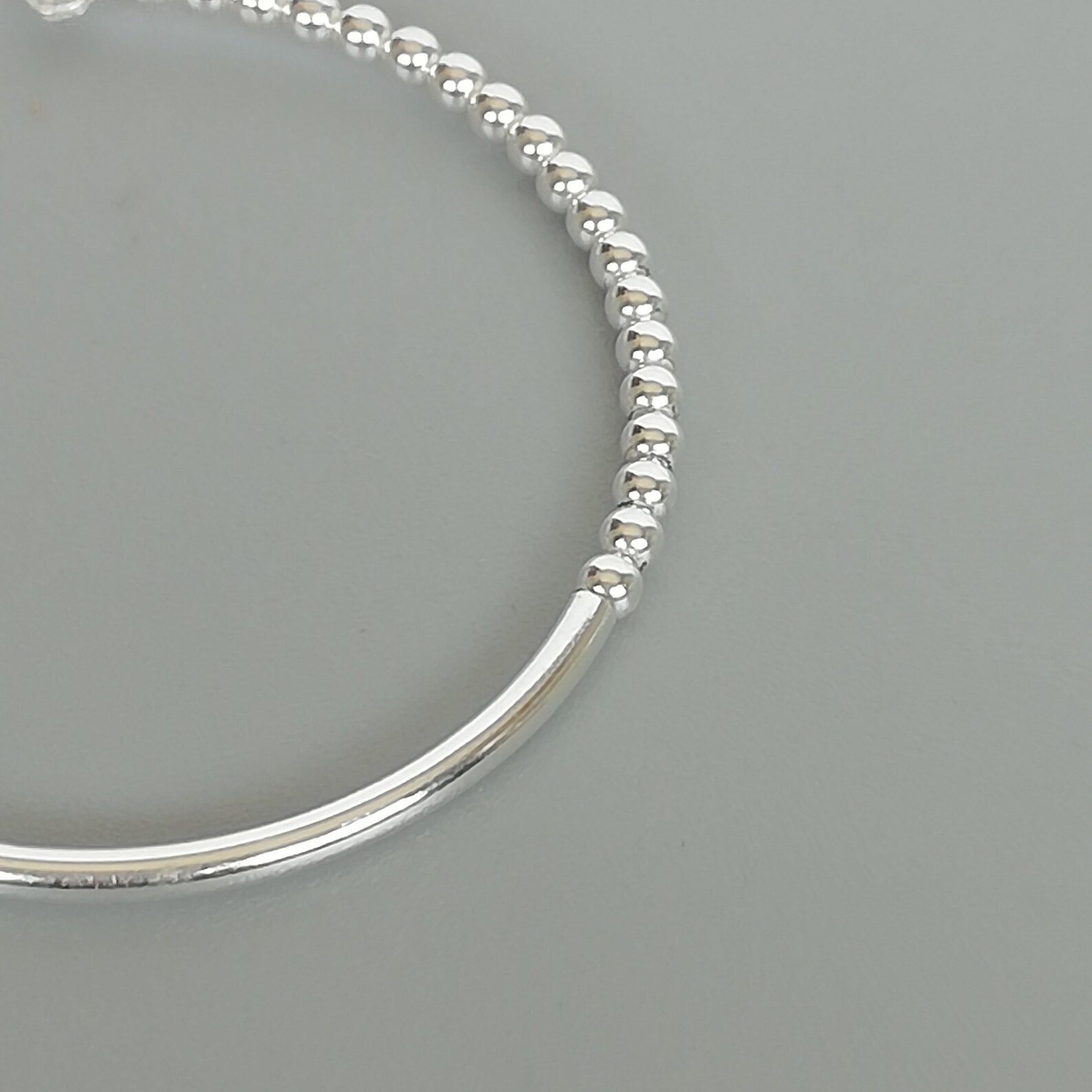 Silver Ball Hoops 35 Mm Silver Hoops Ear Hoops Ear | Etsy