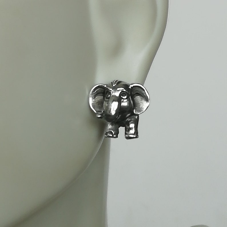 Sterling Silver Elephant Ear Jacket Double Side Ear Cuff - Etsy