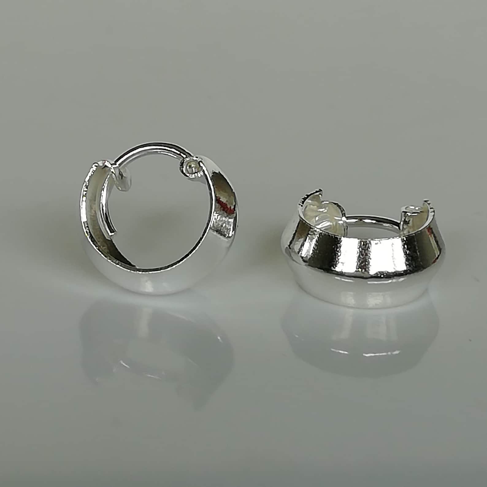Tiny Silver Hoops | Huggie Hoops | Little Girl Hoops | Silver Jewelry ...