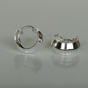 Tiny Silver Hoops | Huggie Hoops | Little Girl Hoops | Silver Jewelry ...