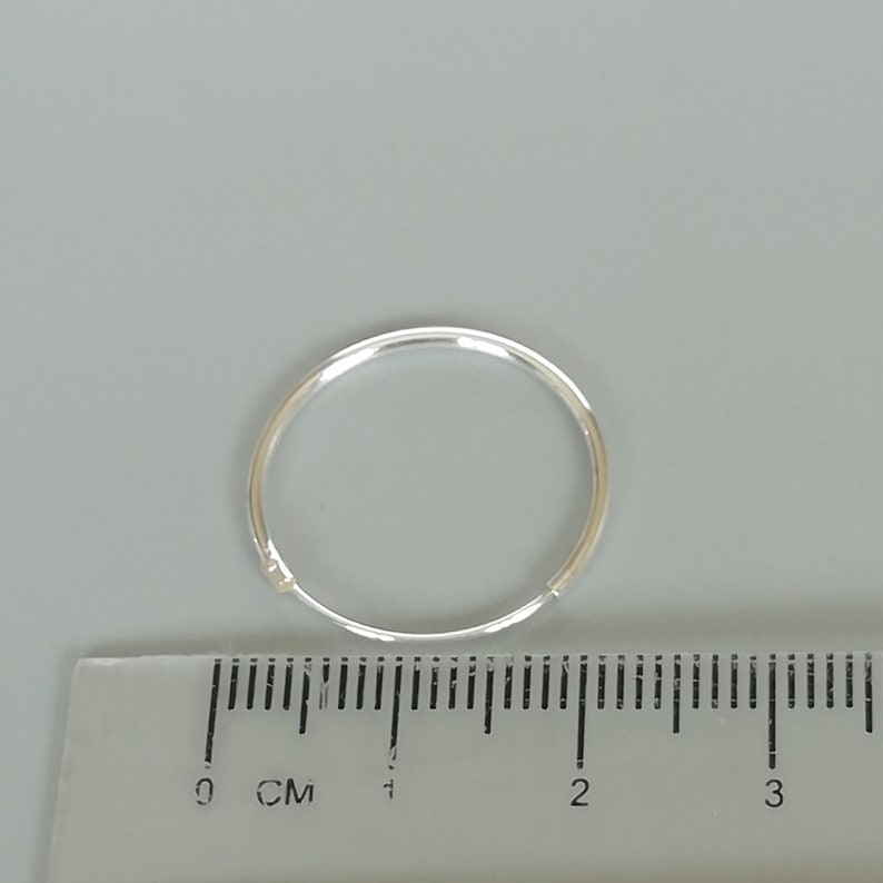 Sterling Silver 20mm Ear Hoops Ear Hoops Minimalist - Etsy