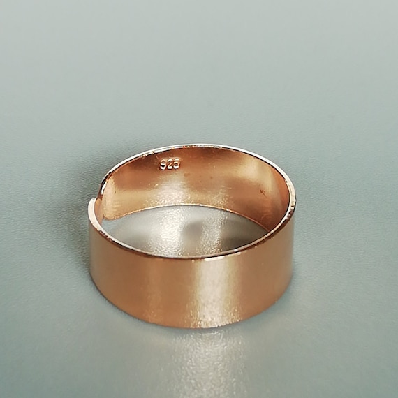 Rose gold toe band 6mm toe band Minimalist toe ring | Etsy