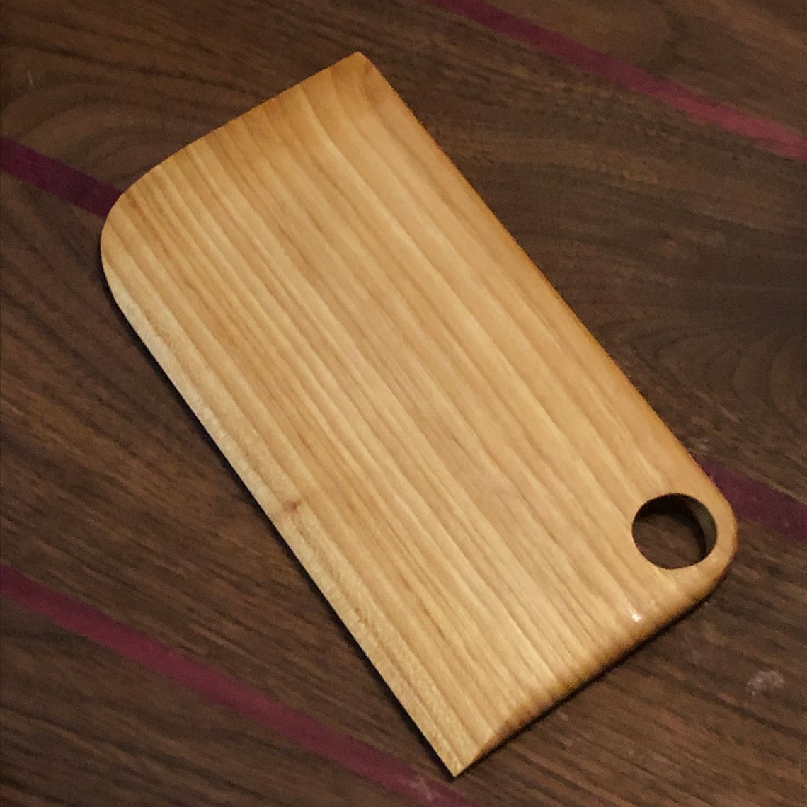 Hickory Bench Scraper Pastry Dough Knife - Etsy