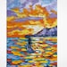Surfing Painting Seascape Original Art Ocean Impasto Oil Painting ...