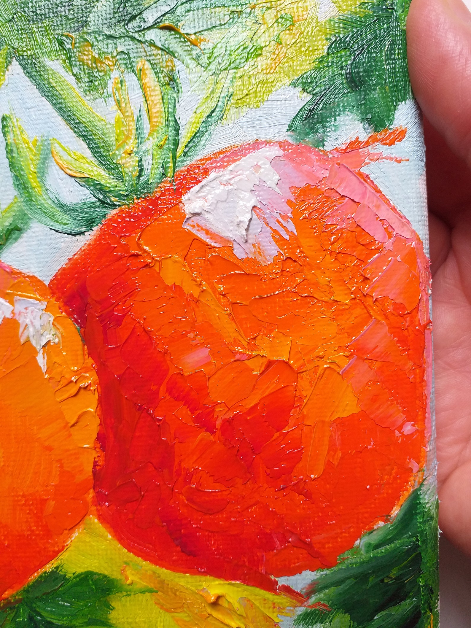 Tomato Painting Vegetable Original Art Food Oil Painting - Etsy