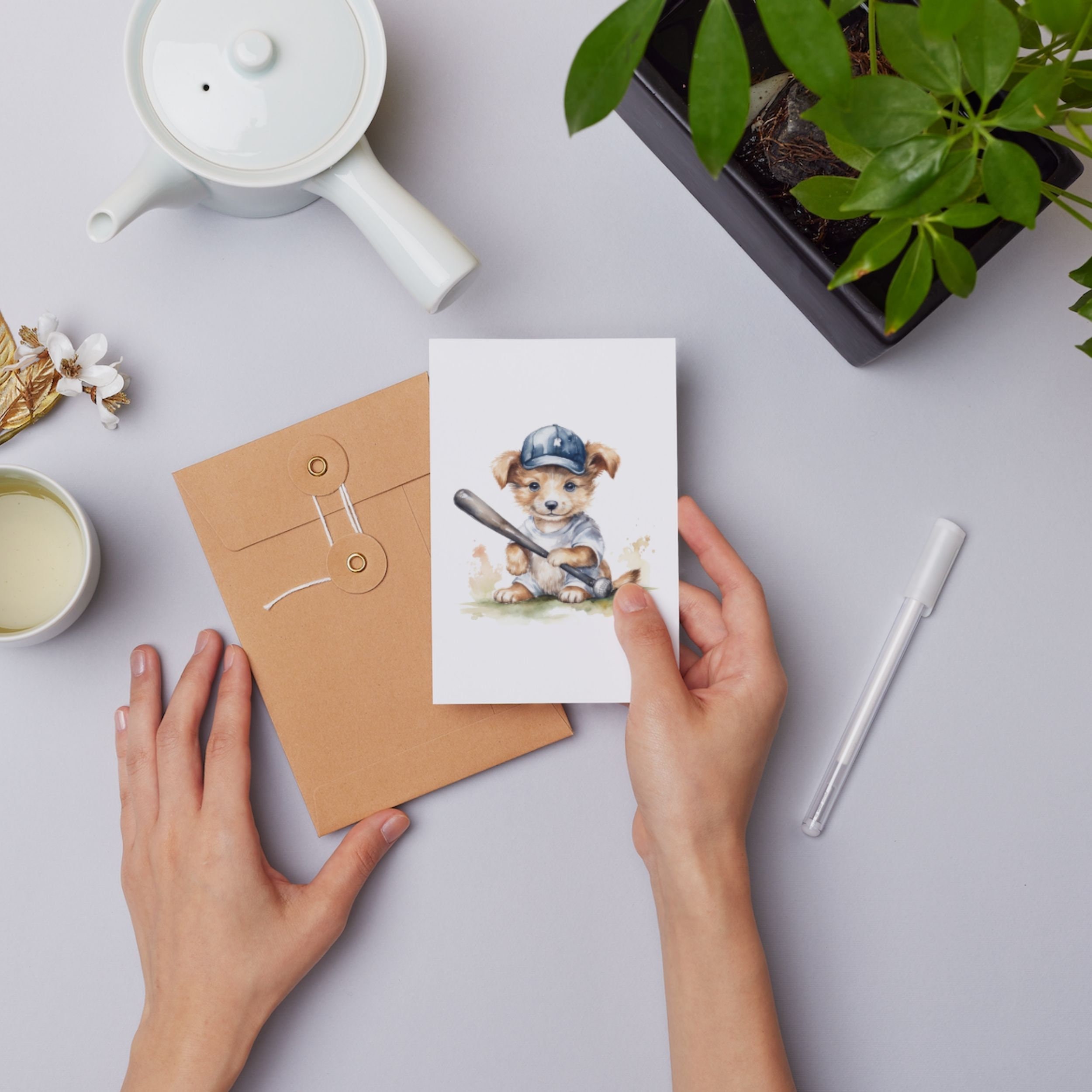 Watercolor Baseball Dog Png,dog Lover,animal Baseball,baby Golden ...