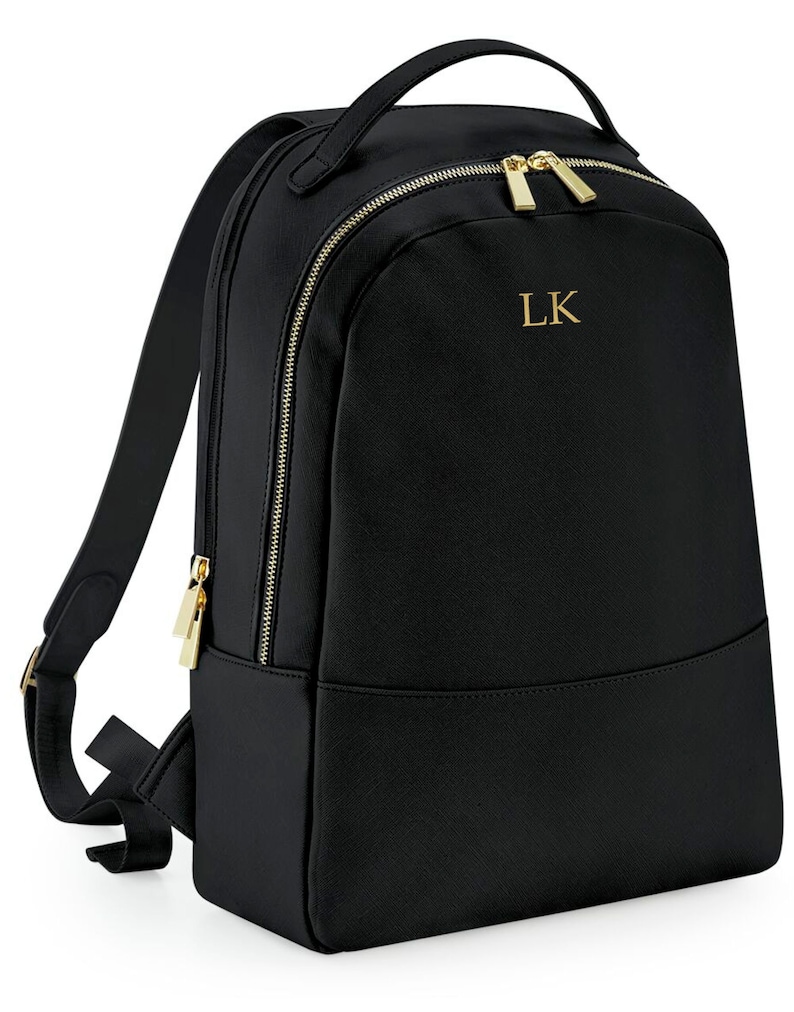 Custom Women Backpack Personalised Bag With Initials Faux - Etsy
