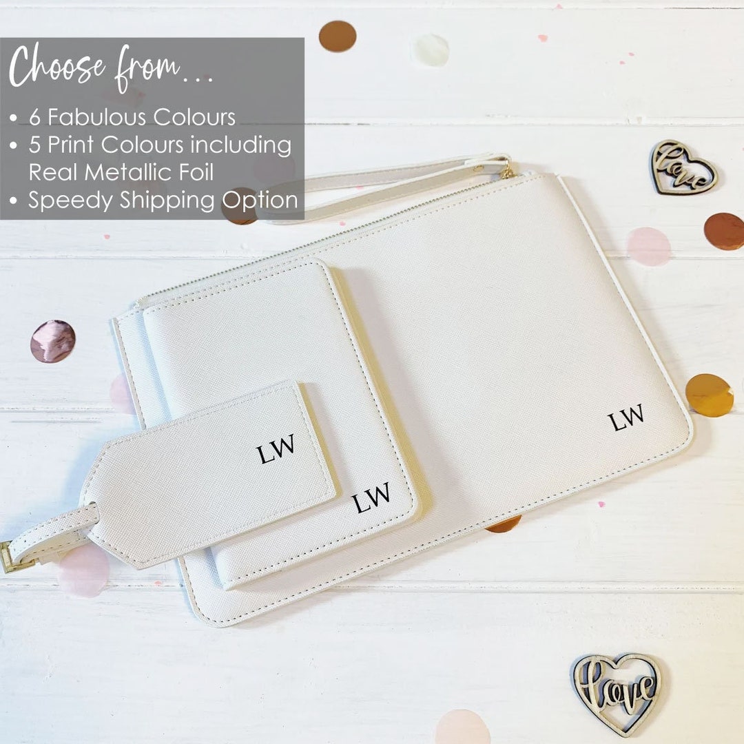 Personalised Travel Set, Travel Gift Set, Passport and Luggage Tag Gift ...