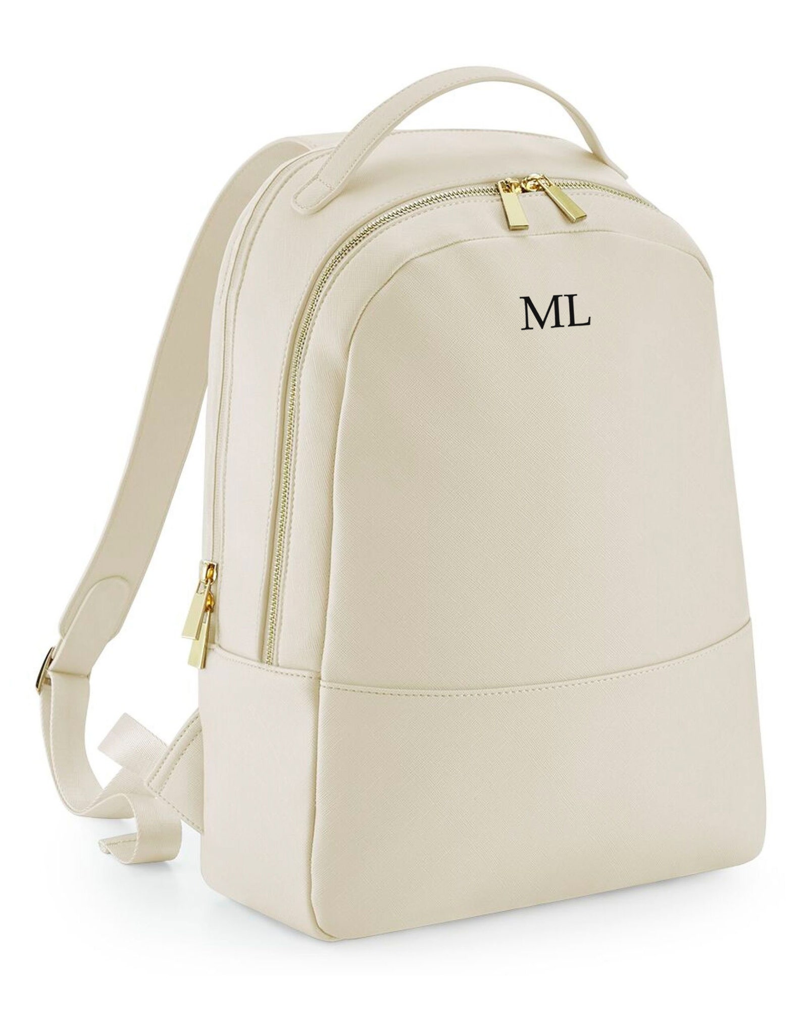 Custom Women Backpack, Personalised Bag With Initials, Faux Leather ...