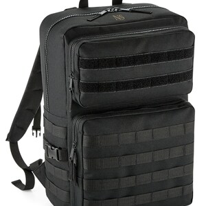 Personalised MOLLE Tactical Backpack 25L, Outdoor Bag for Travel, Gym ...