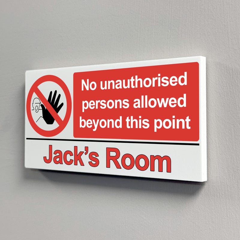 Funny Bedroom Sign - Etsy