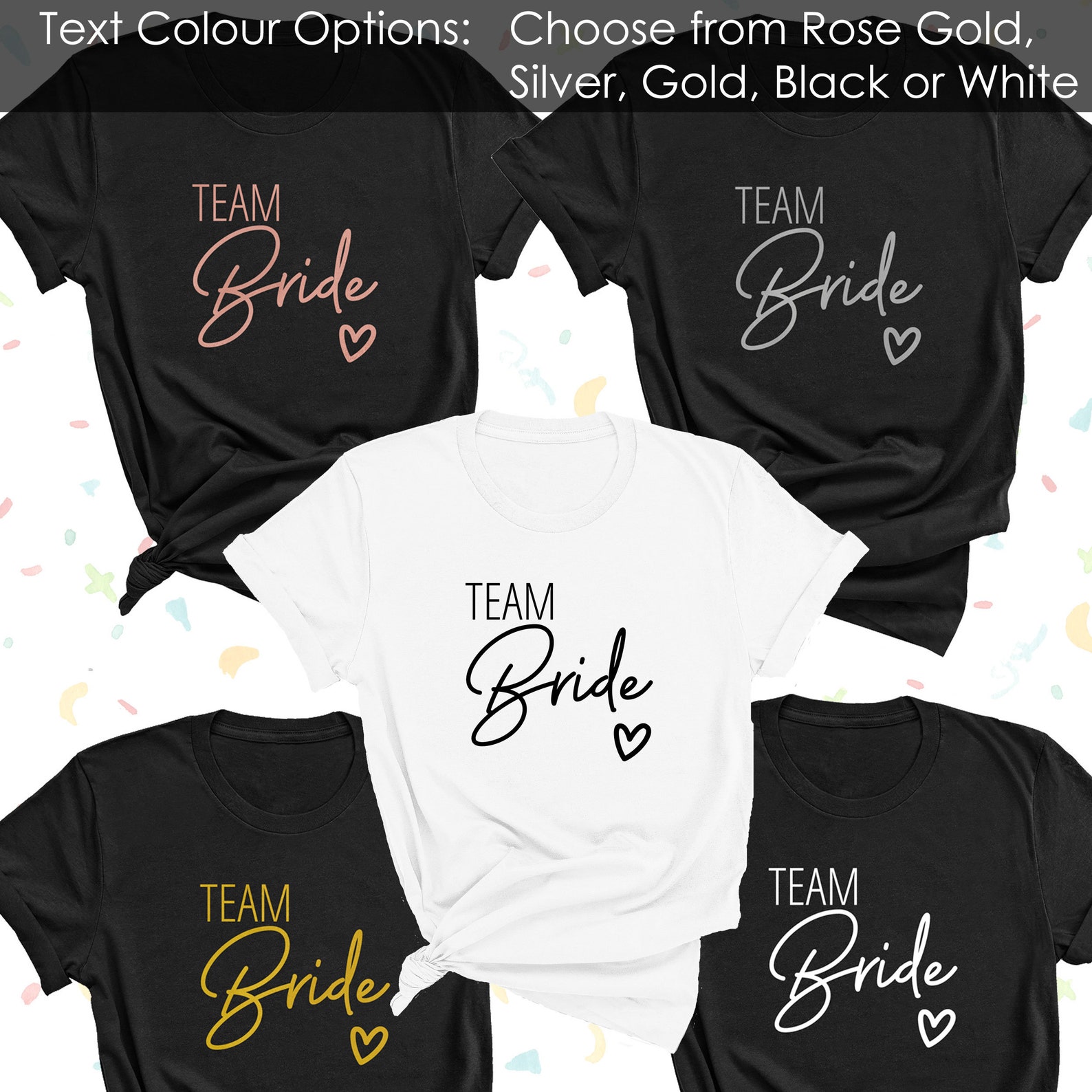 Team Bride Shirts Bride Shirt Bride Squad T-shirts Hen - Etsy UK