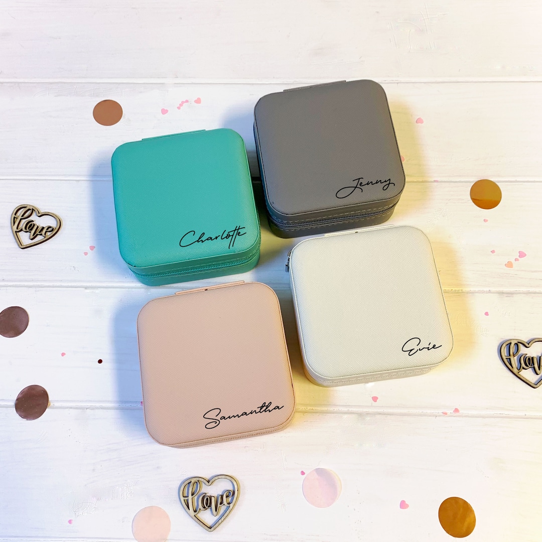 Personalised Jewellery Box, Custom Jewelry Boxes for Girls and Women ...