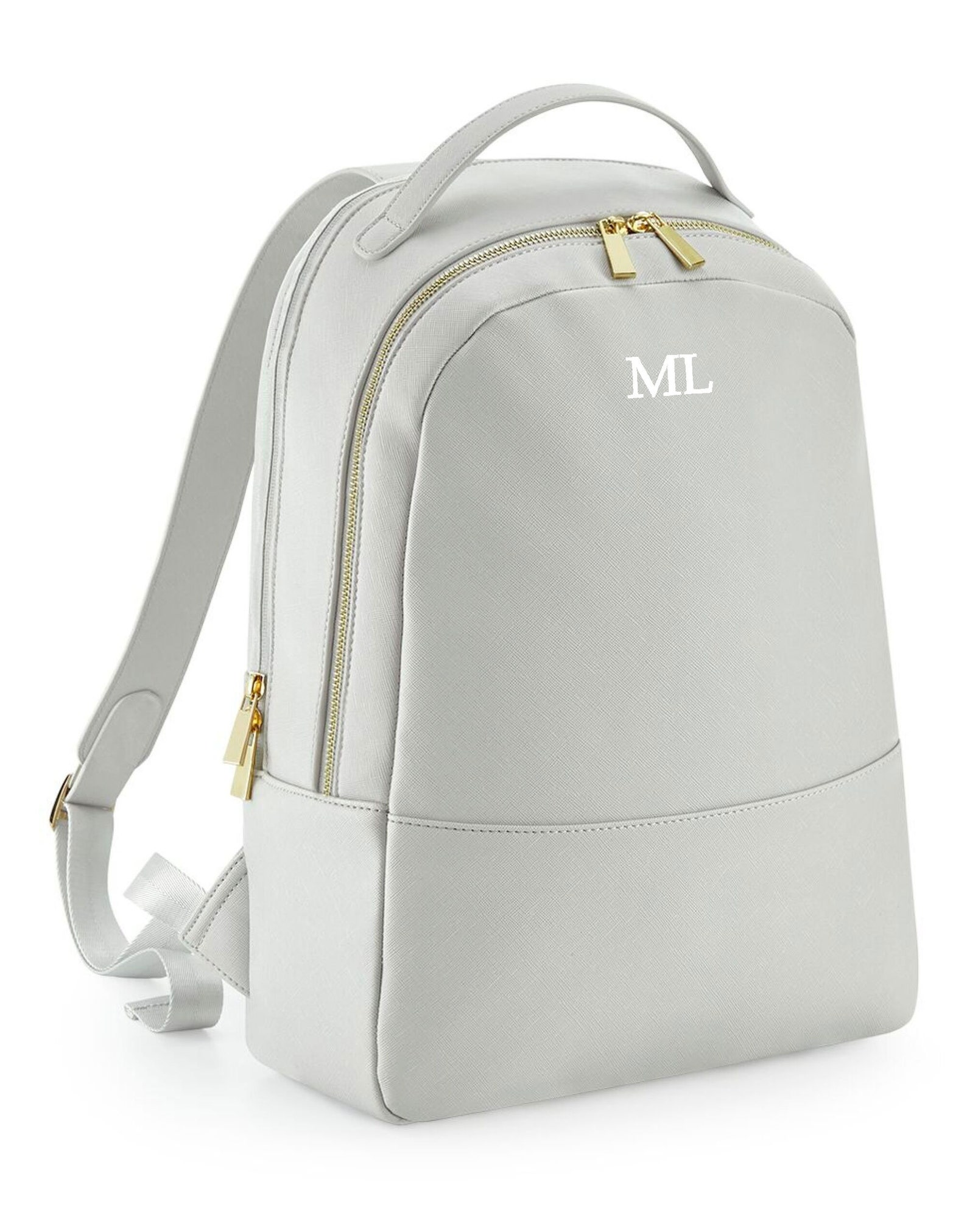 Custom Women Backpack, Personalised Bag With Initials, Faux Leather ...