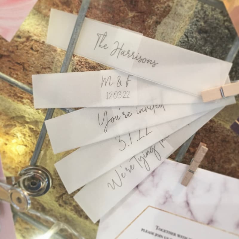 Invitation Wrap - Etsy