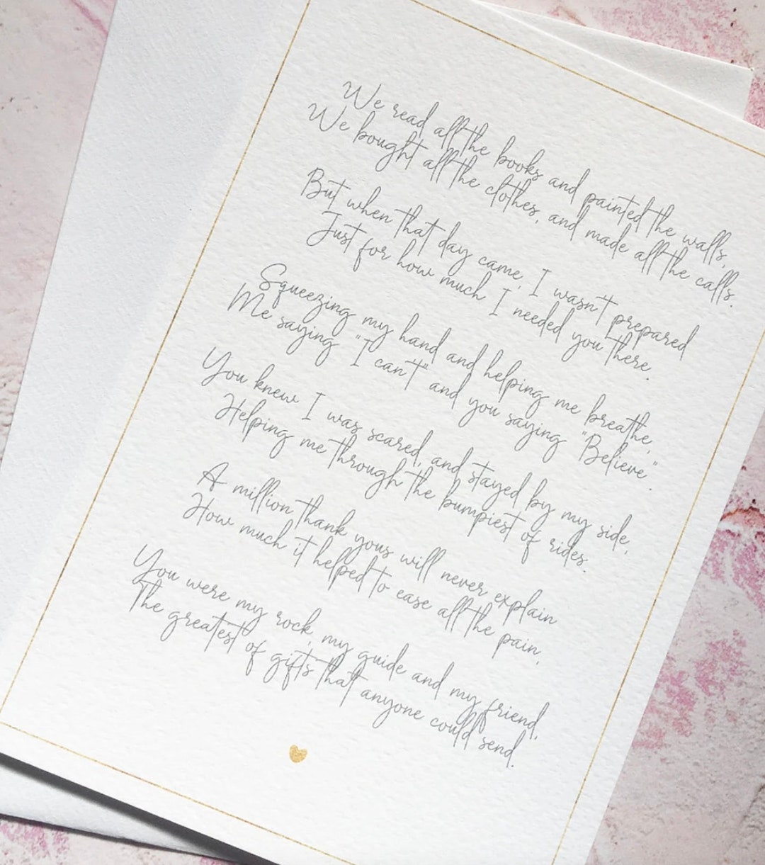 Birthing Partner Poem; Digital Version, Thank You Birth Partner; Mum ...
