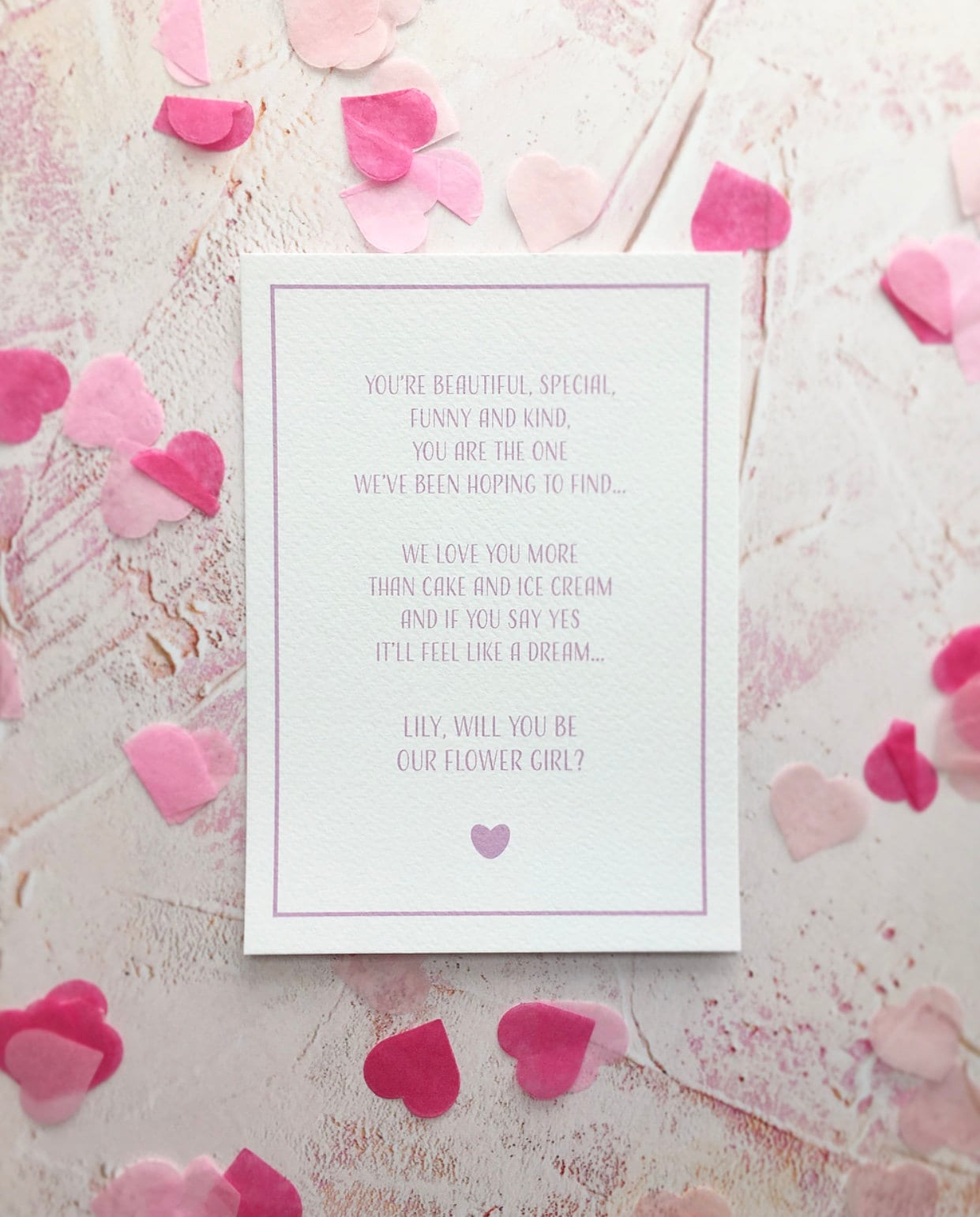 Will You Be Our Flower Girl? Personalised Proposal Poem: Download ...