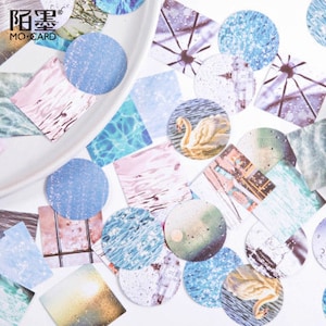 46pcs Water/rain Stickers Pack, Journaling,planner,journal,diary ...