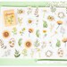 46pcs Daisy Sticker Pack Journalingplannerbullet - Etsy