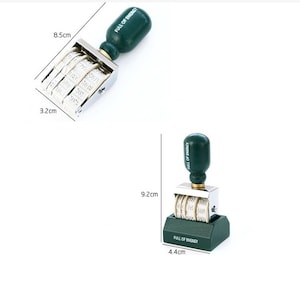 Vintage Wooden Date Stamp, Journal/ Planner Stamp , Posting Stamp ...