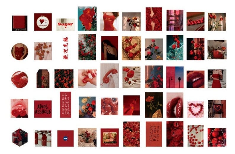 50pcs Collage Stickers Pack Journalingplannerbullet | Etsy UK