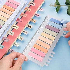 Sticky Index Tabs, Annotation Marks, Index Sticky Highlighter, Book ...