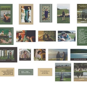 40pcs Vintage Movie College Sticker Pack, Journaling,planner,journal ...