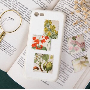 46pcs Vintage Flower Stamp Sticker Pack, Journaling,planner,journal ...