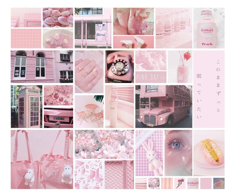 70pcs collage/scenery sticker pack JournalingPlannerbullet | Etsy