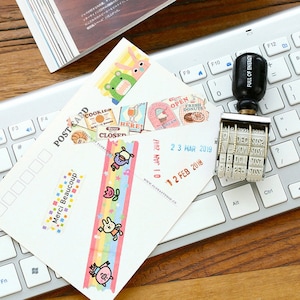 Vintage Wooden Date Stamp, Journal/ Planner Stamp , Posting Stamp ...