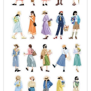 Kawaii Fashion Girl/boy Stickers - Etsy