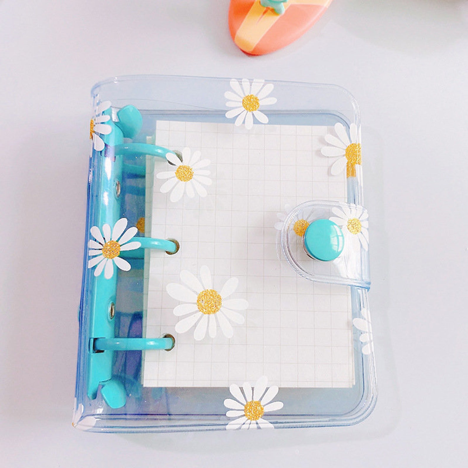Mini 3 Ringed Daisy Binder journalplannerbullet - Etsy