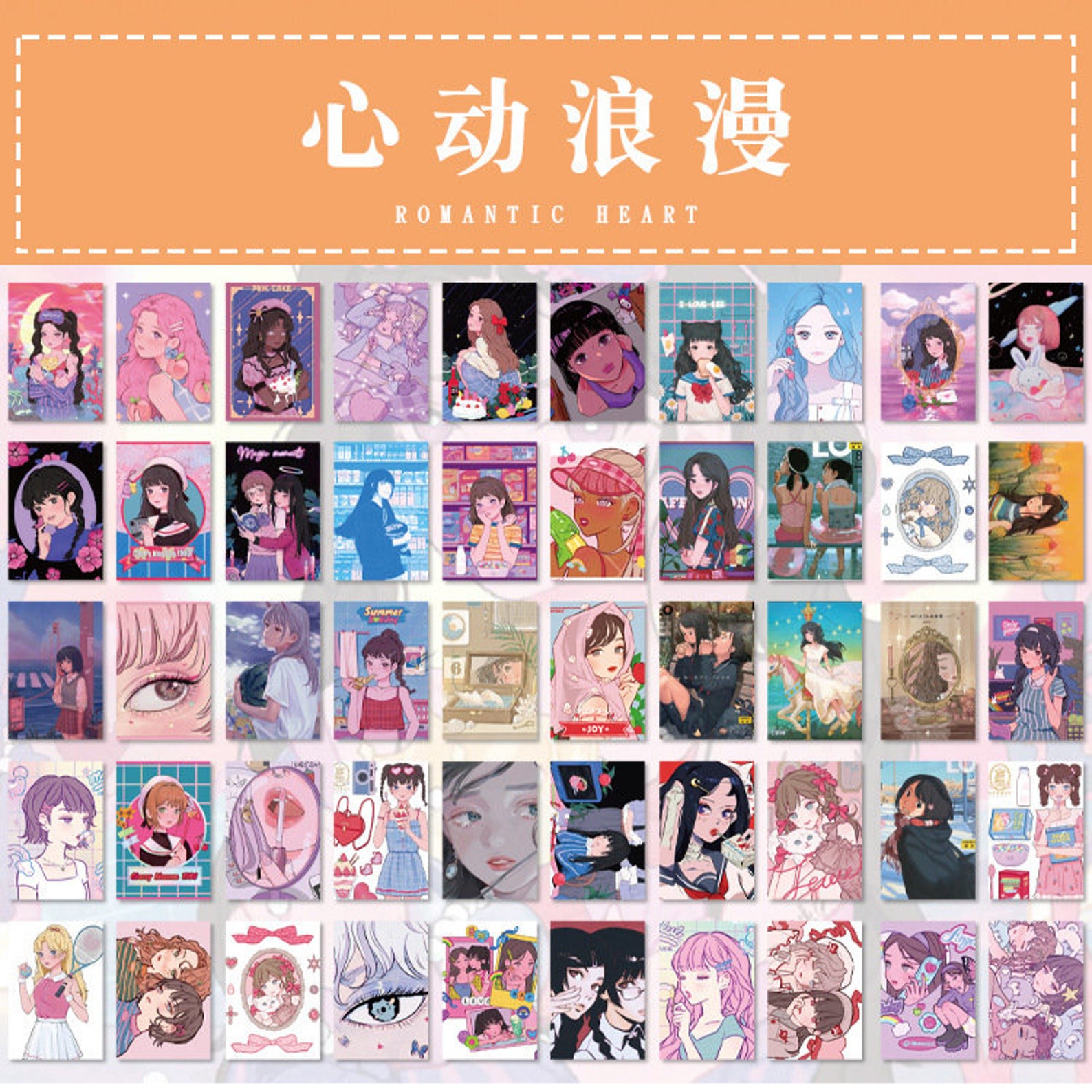 Anime Girl Sticker Book Journalingplannerbullet - Etsy
