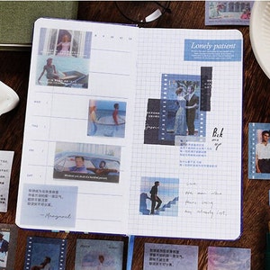 40pcs Vintage Movie College Sticker Pack, Journaling,planner,journal ...