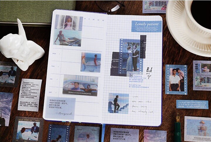 40pcs Vintage Movie College Sticker Pack | Etsy UK