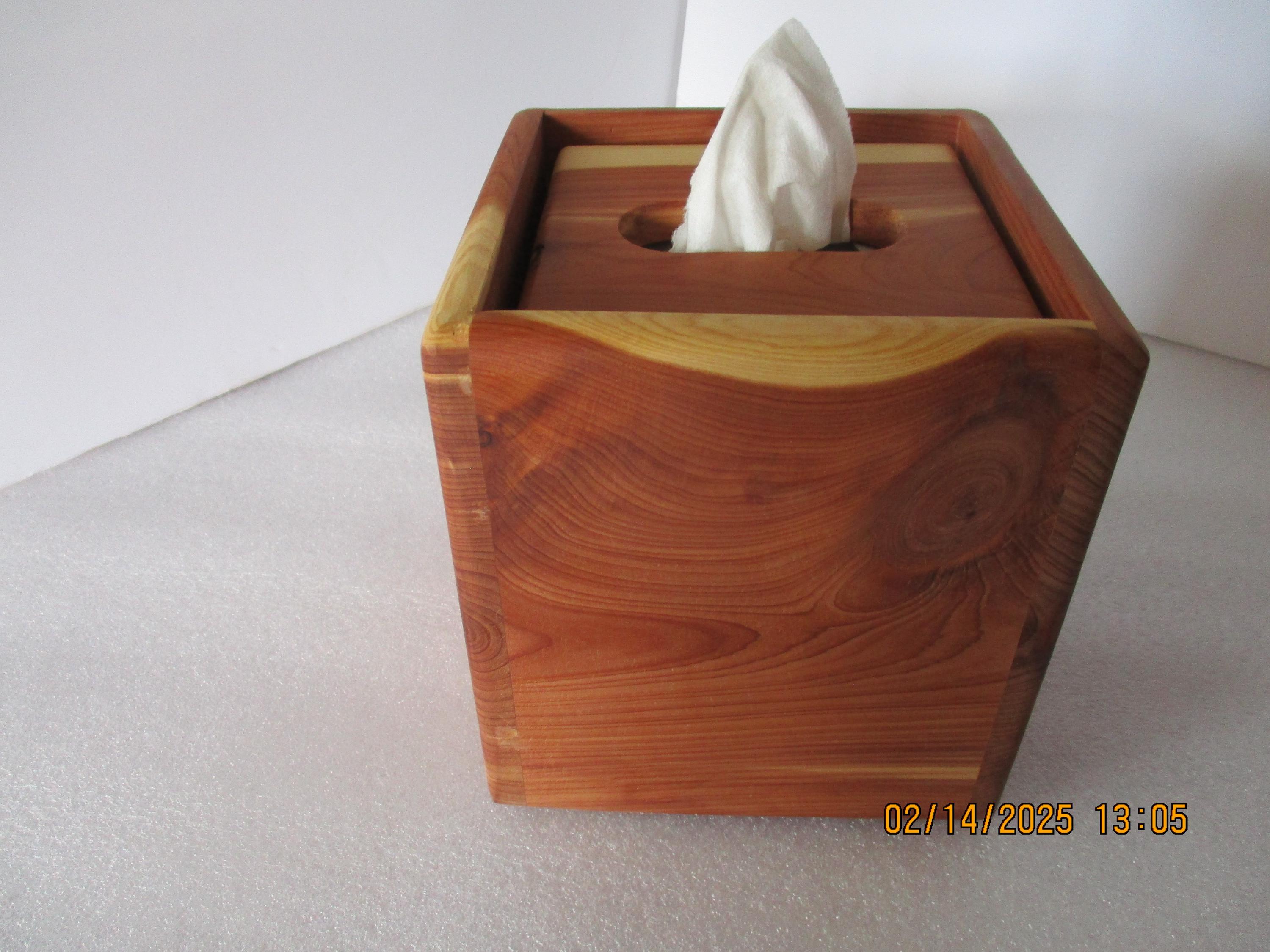 Tissue Box Cover, Handmade by Disabled US Navy Seabee Vet in the USA ...