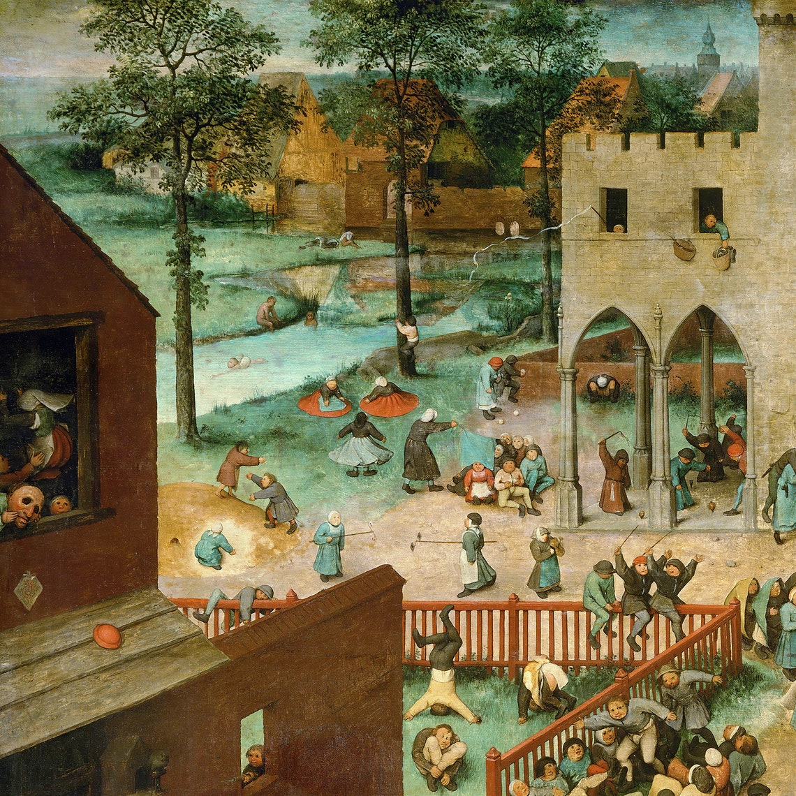 Pieter Bruegel the Elder,children’s Games,art Prints,vintage Art,canvas ...