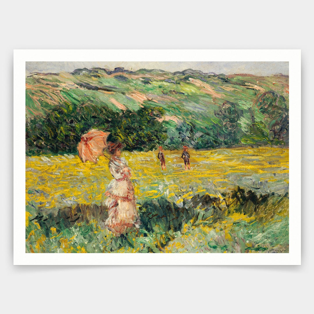 Claude Monet,limetz Meadow,art Prints,vintage Art,canvas Wall Art ...