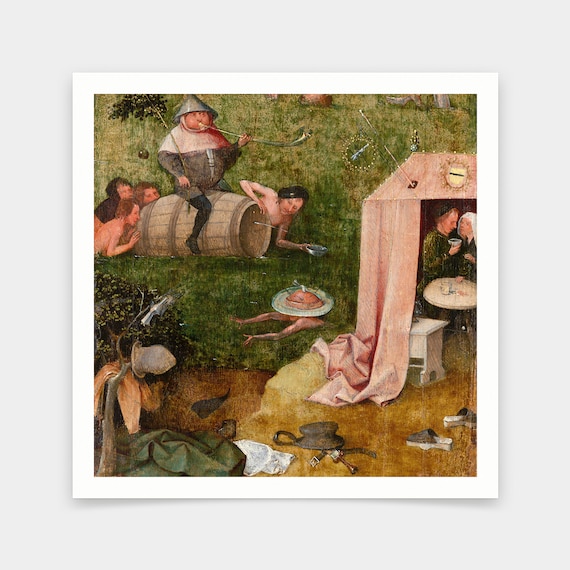Hieronymus Boschgluttony and Lustart Printsvintage - Etsy