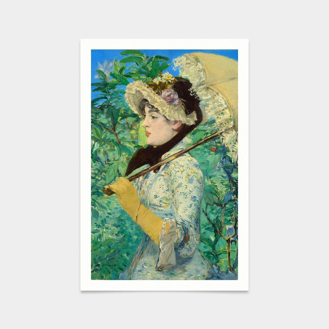 Édouard Manet,jeanne ,spring,art Prints,vintage Art,canvas Wall Art ...