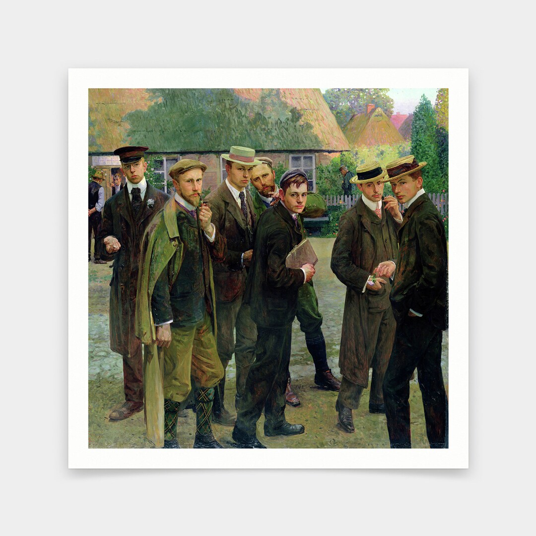 Arthur Siebelist,the Artist and His School, 1902,art Prints,vintage Art ...