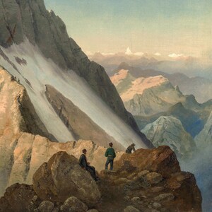 Marko Pernhart,peak of Mount Triglav,art Prints,vintage Art,canvas Wall ...