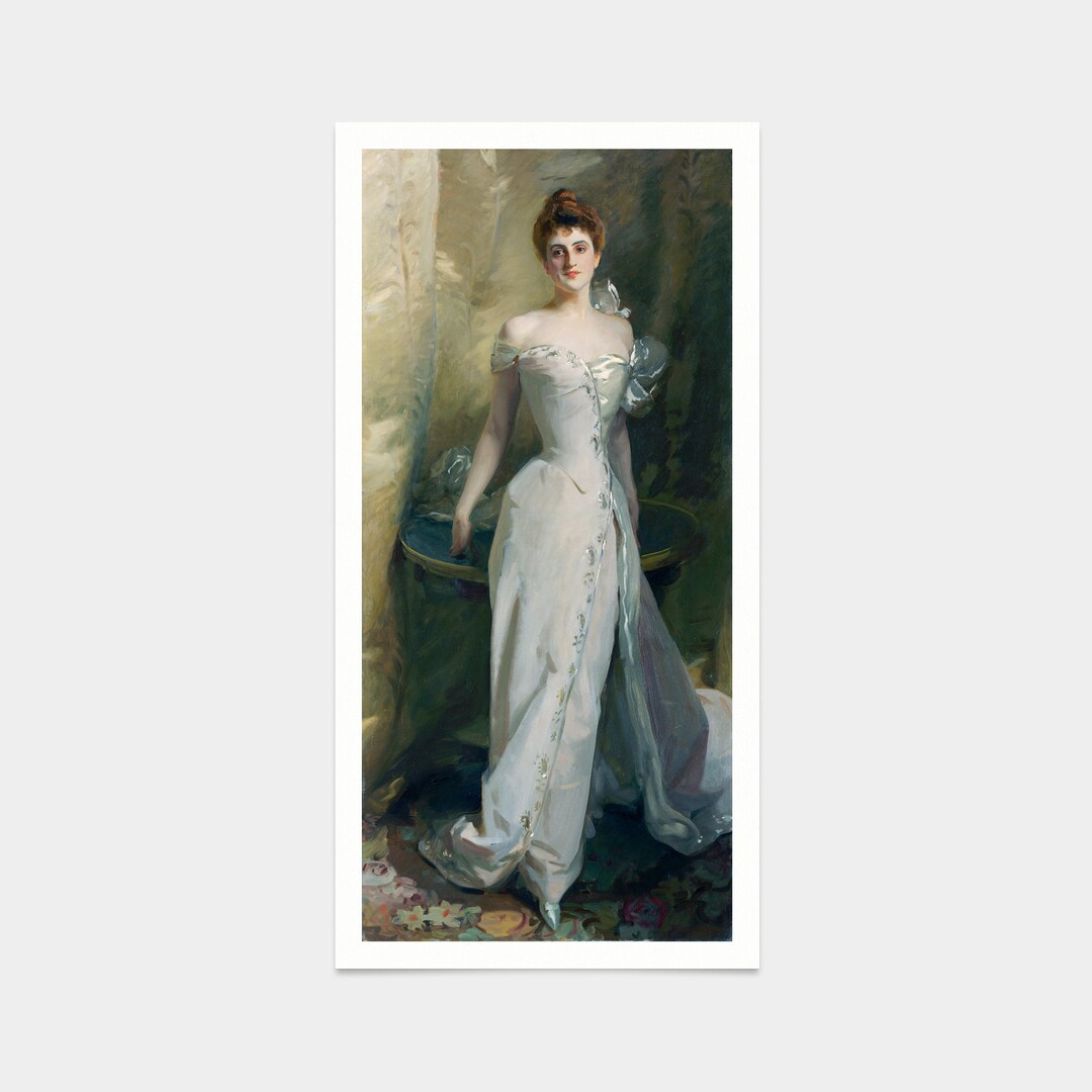 John Singer Sargent,portrait of Lisa Colt Curtis,art Prints,vintage Art ...