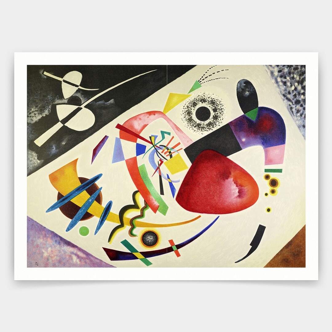 Wassily Kandinsky,the City, Red Spot,abstract Wall Art,art Prints ...