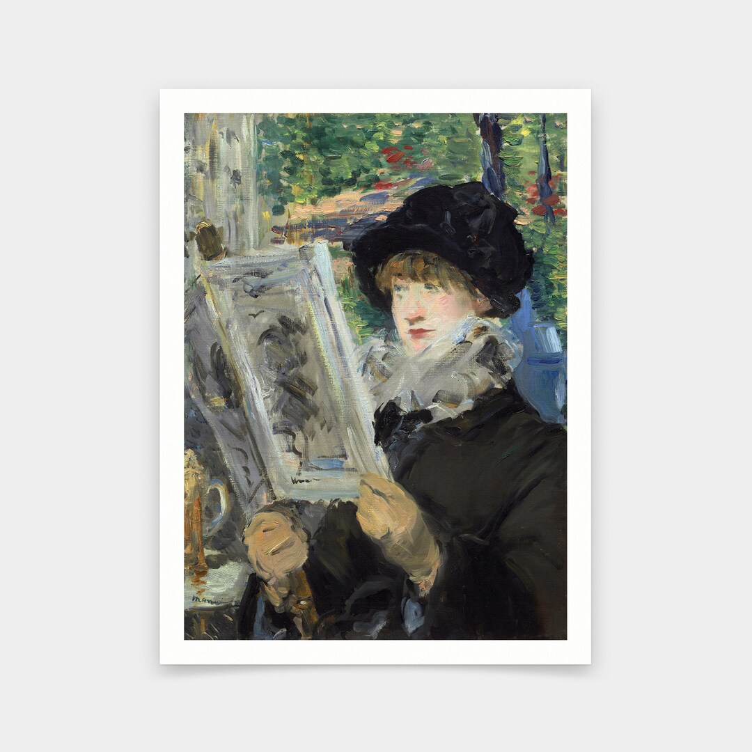 Edouard Manet,woman Reading,art Prints,vintage Art,canvas Wall Art ...