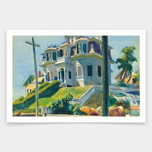 Edward Hopper,haskell's House, 1924,art Prints,vintage Art,canvas Wall ...
