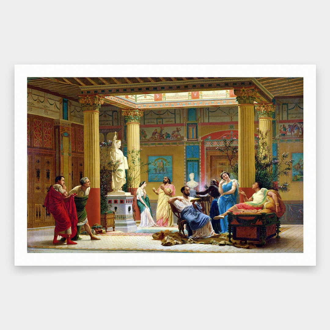 Gustave Clarence Rodolphe Boulanger,rehearsal of the Fluteplayer and ...