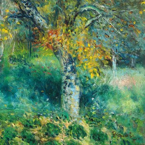 Pierre Auguste Renoir,the Pear Tree,art Prints,vintage Art,canvas Wall ...