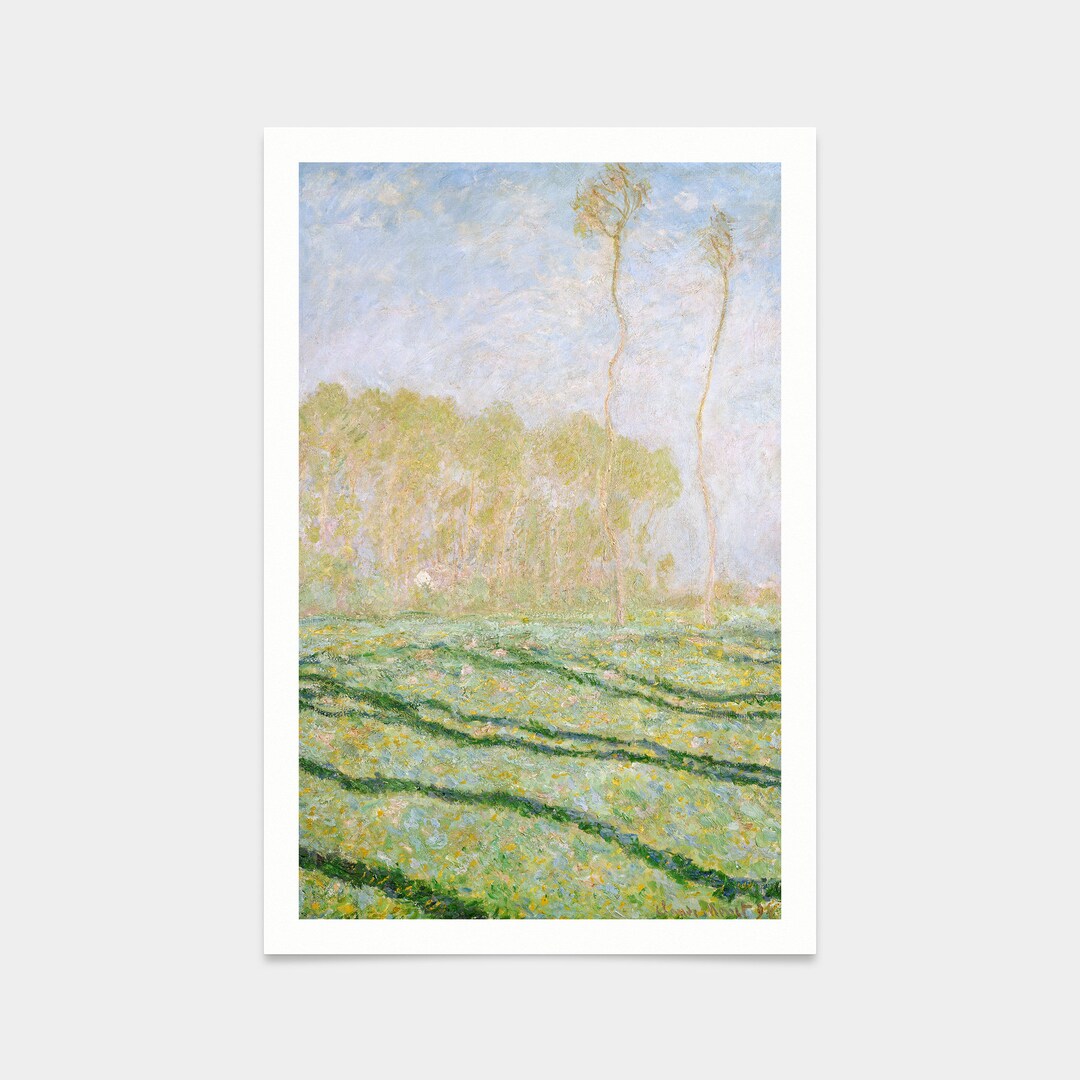 Claude Monet,spring Countryside at Giverny,art Prints,vintage Art ...