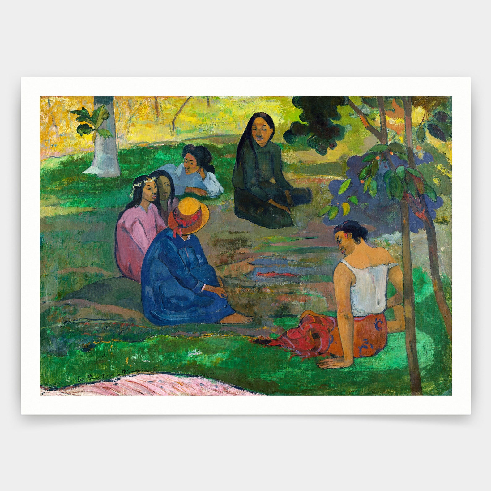 Paul Gauguin,conversation,les Parau Parau,1891,art Prints,vintage Art ...